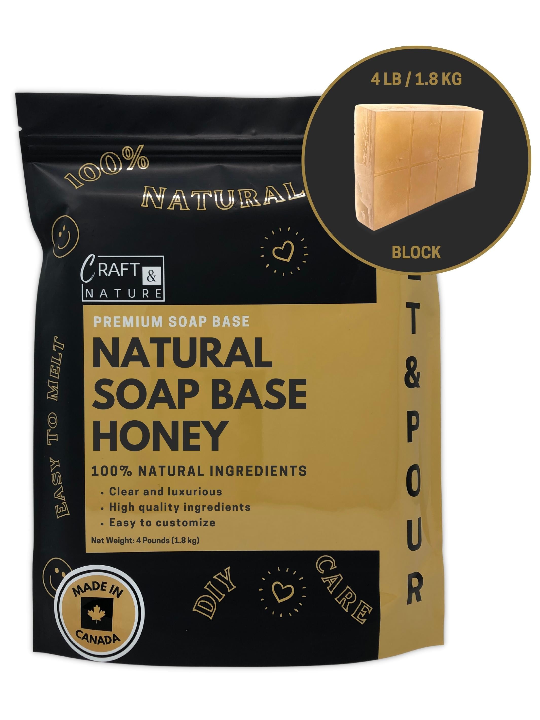 Natural Soap Base - Honey – Craft & Nature